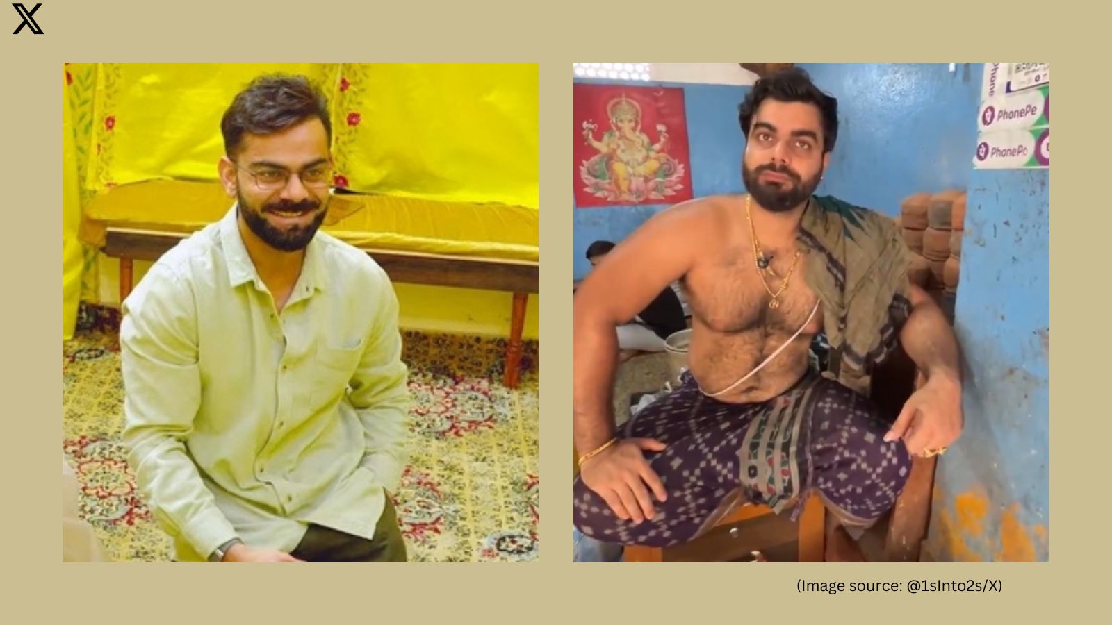 ‘Virat Kohli’s judwaa’ spotted serving prasad at Bhubaneswar temple