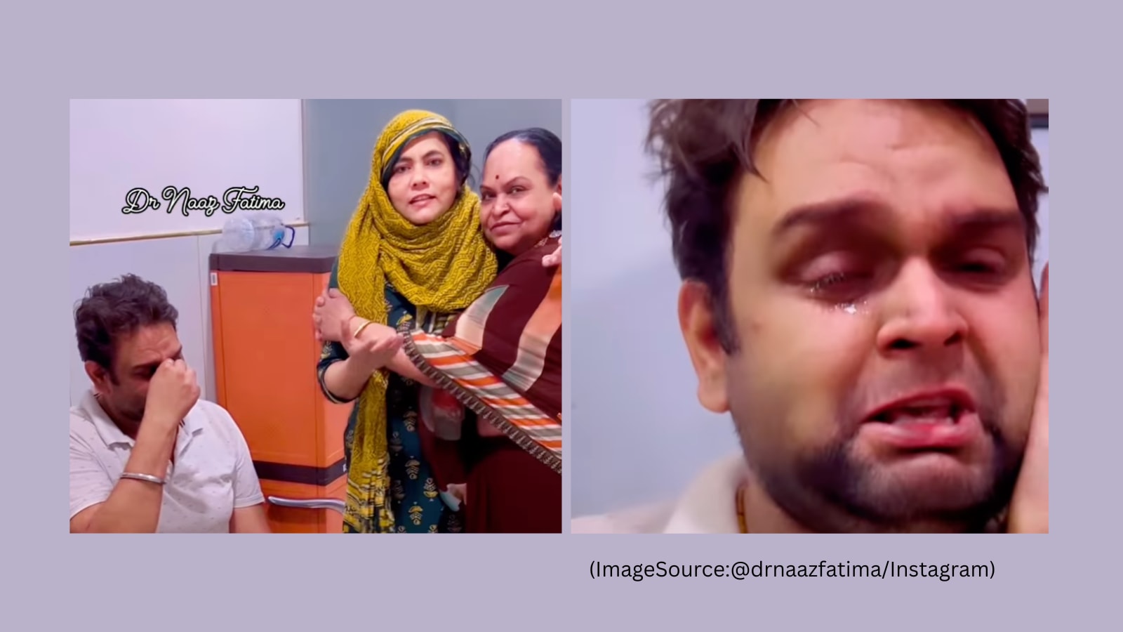 Viral video of man crying as wife goes into labour melts hearts: ‘Bohot ...
