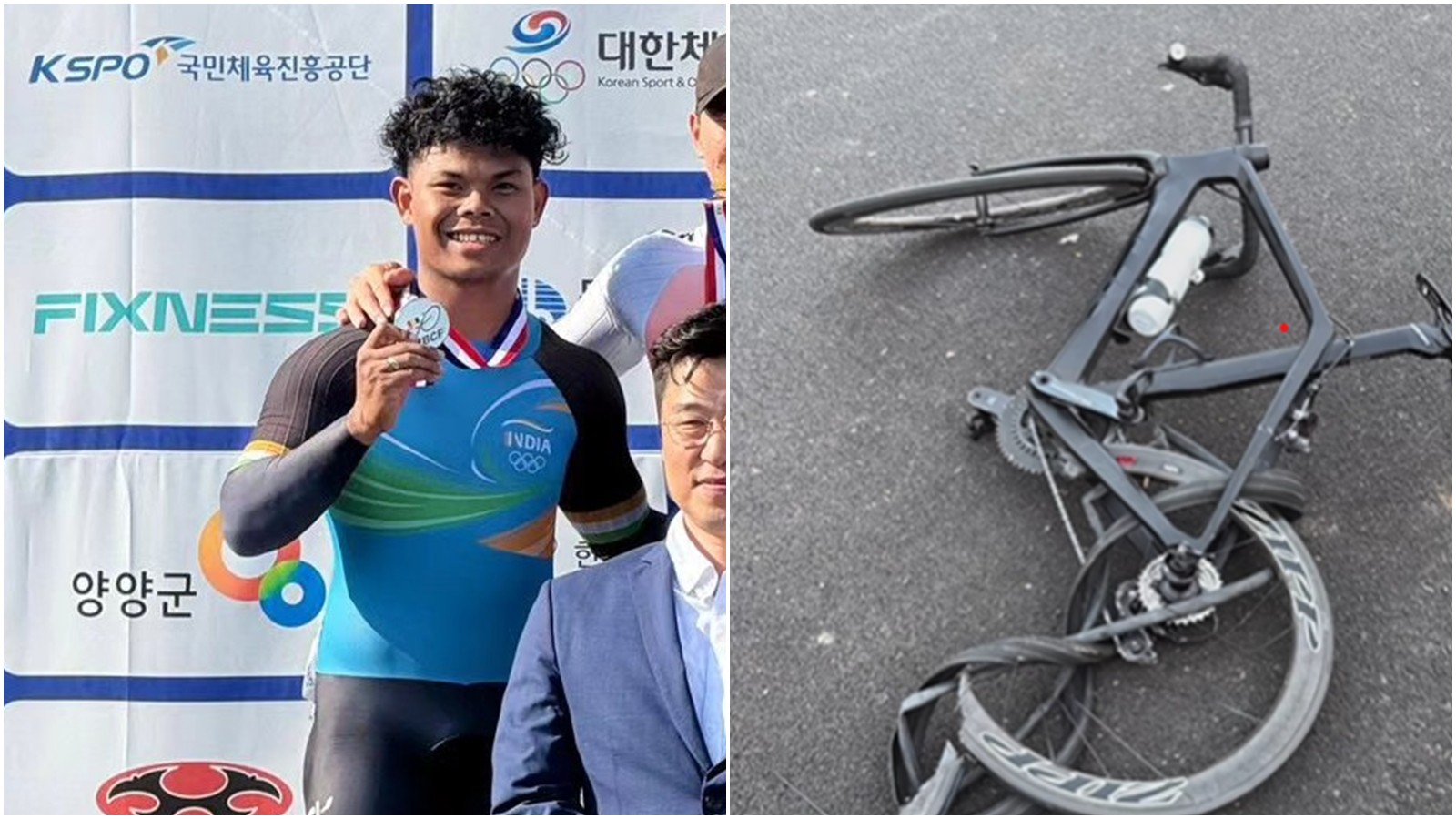 Four-time Jr. Worlds medallist Esow Alben hit by bikers during training ...