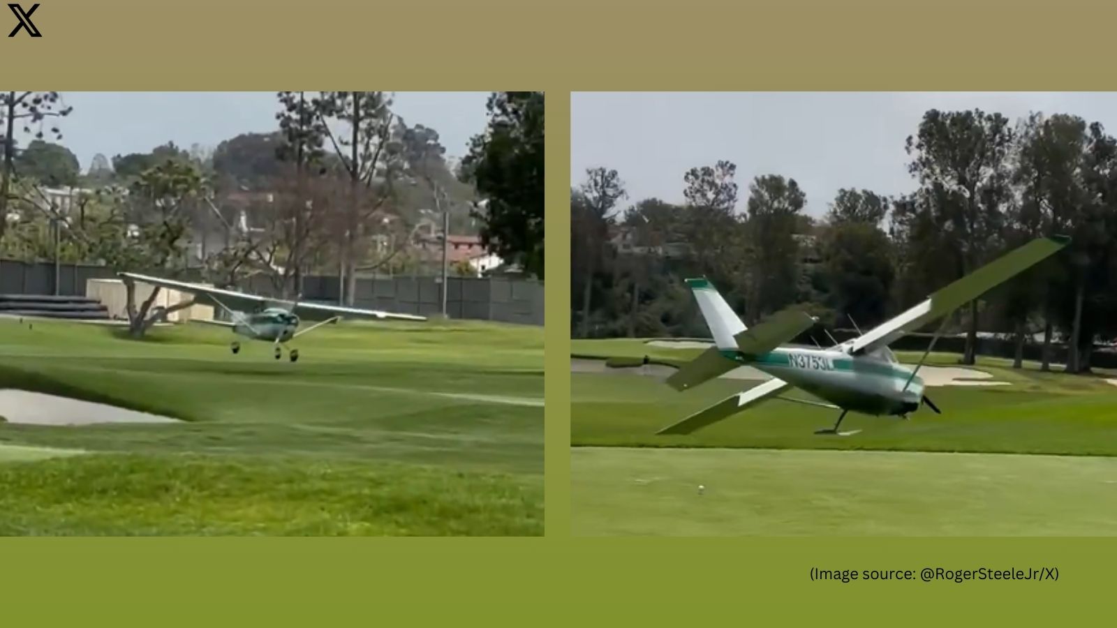 Watch | Pilot pulls off ‘once in a lifetime landing’ on LA golf course ...