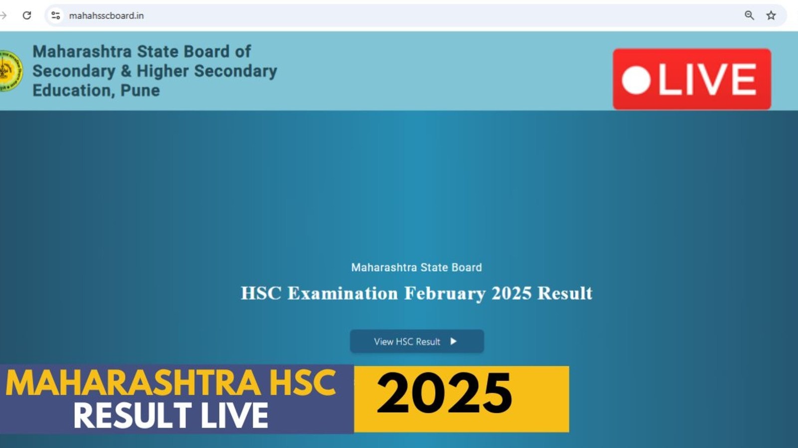 Maharashtra HSC Result 2025 Declared: 91.88% students pass, 38 colleges ...