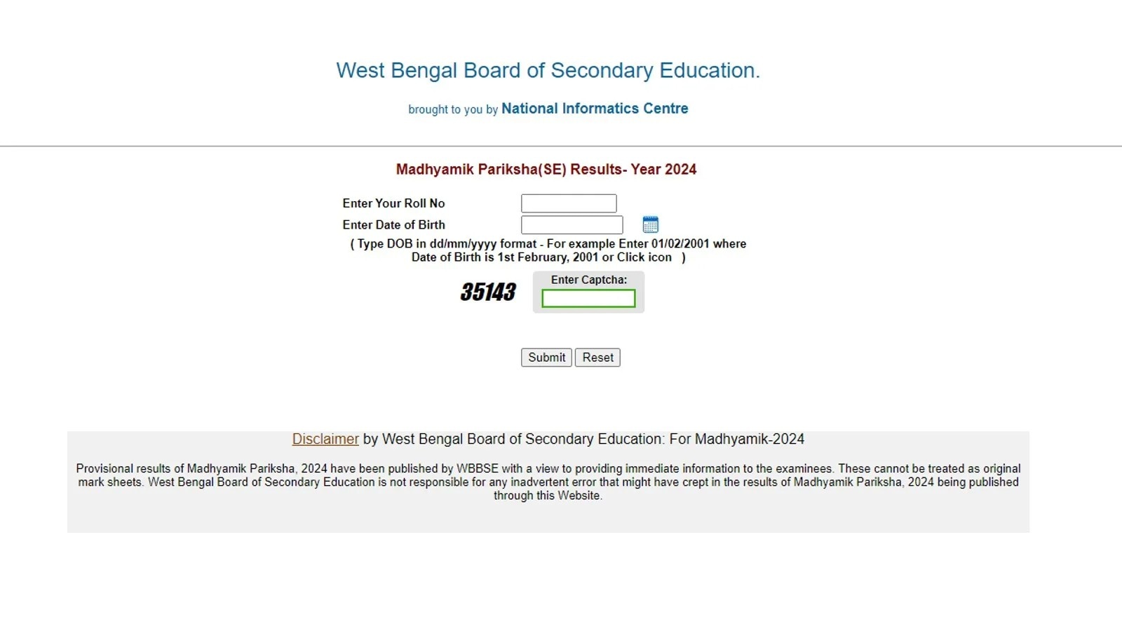 Wbbse.wb.gov.in, WB Board WBBSE Madhyamik 10th Result 2025 Marksheet ...