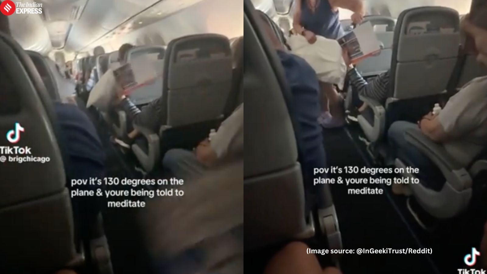 Cabin crew asks passengers to ‘meditate’ after AC stops working mid-air ...