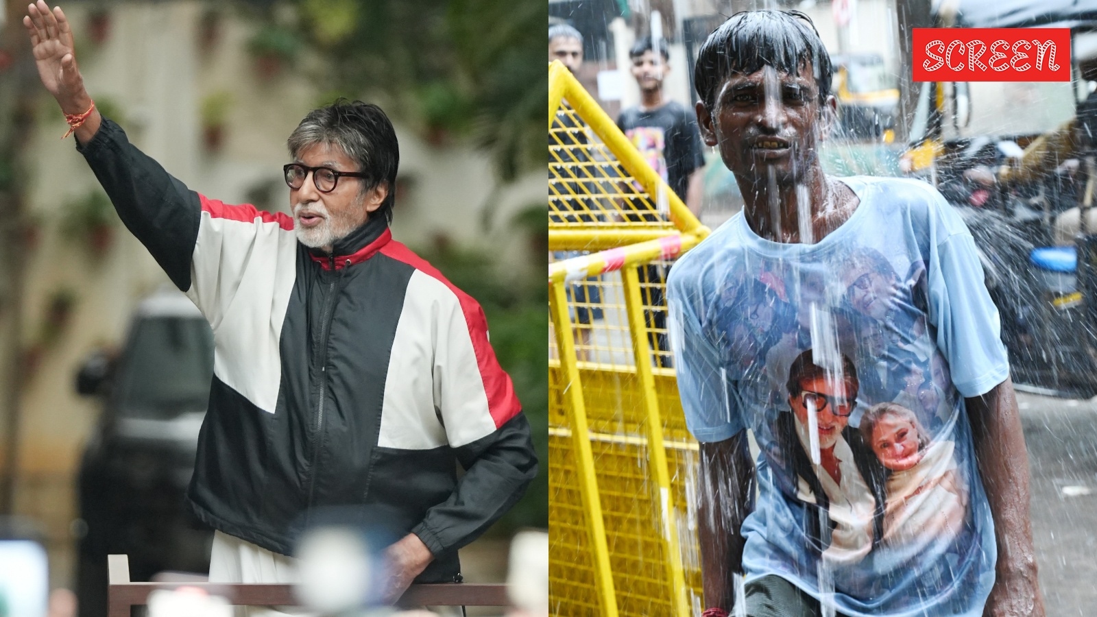 Amitabh Bachchan shares post on fans braving rain outside Jalsa: ‘Bohut ...