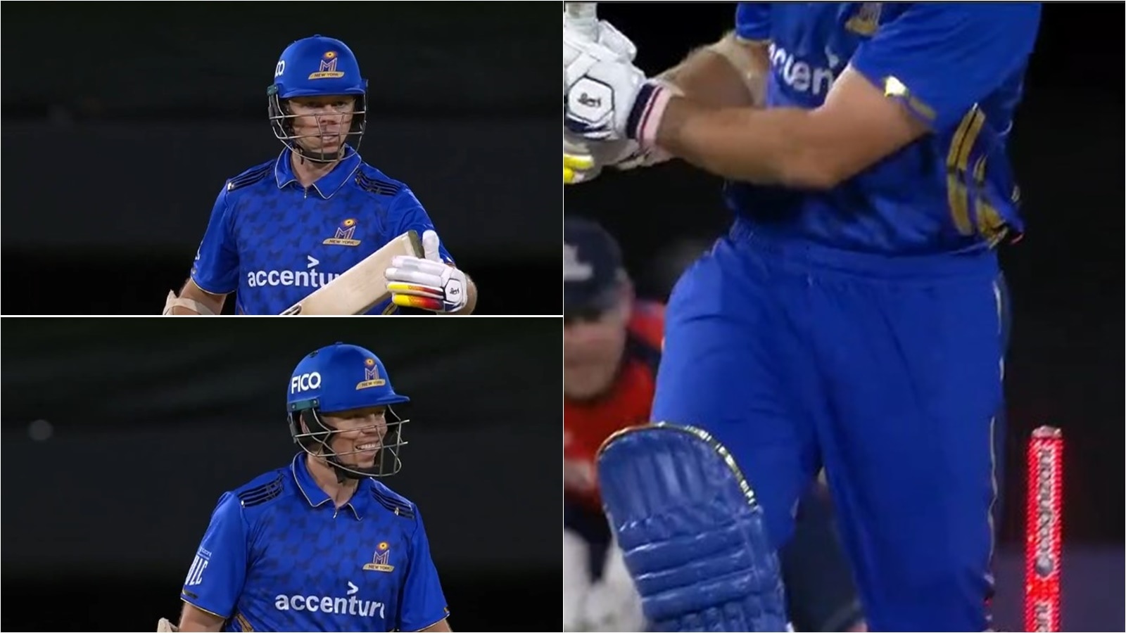 WATCH: Michael Bracewell appeals for DRS after getting clean bowled in ...