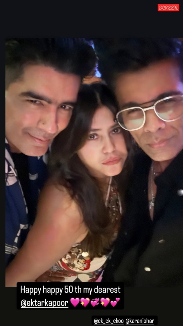 Inside Ektaa Kapoor’s birthday bash: Karan Johar, Mouni Roy, Sussanne Khan add glamour ...