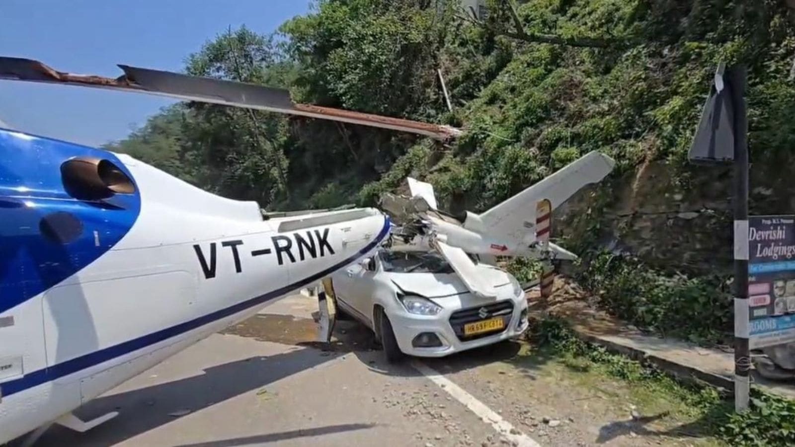 Helicopter heading to Kedarnath makes emergency landing on Uttarakhand ...