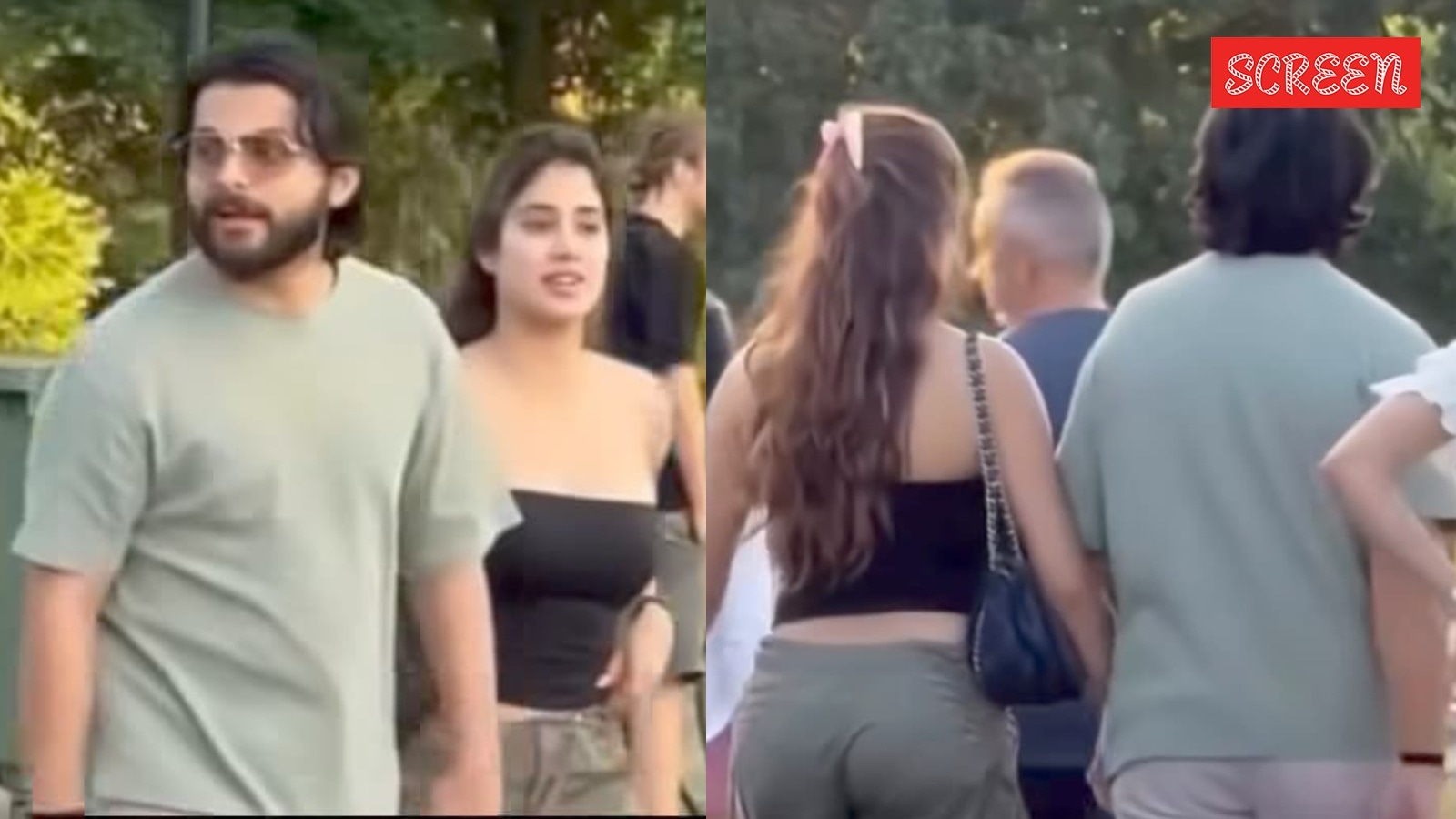 Janhvi Kapoor and boyfriend Shikhar Pahariya’s romantic London stroll captures hearts. Watch ...