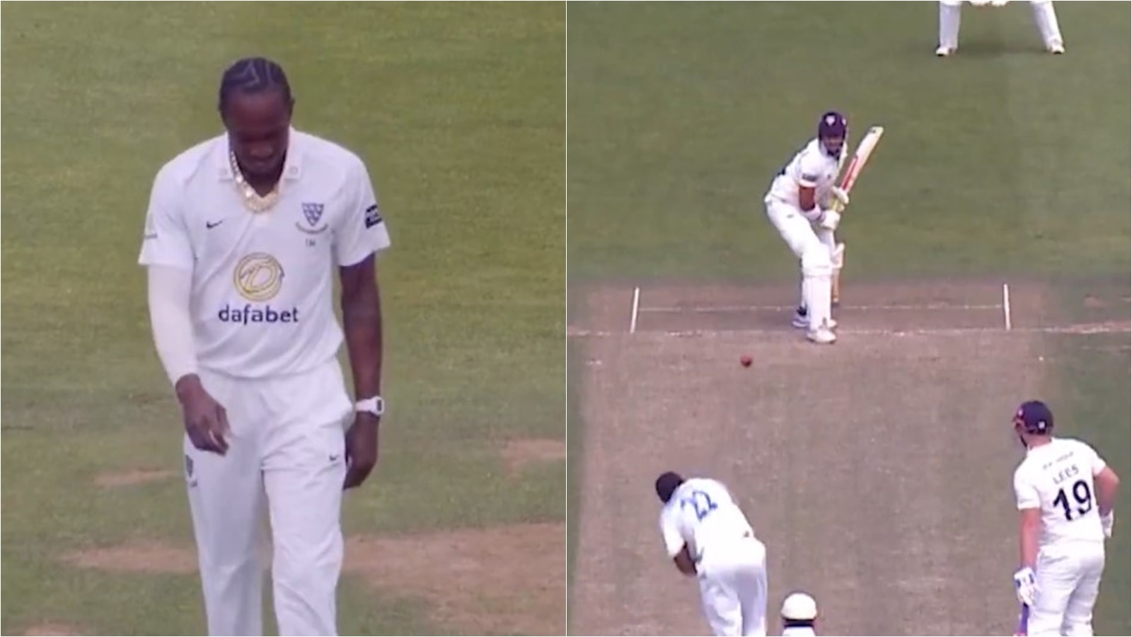 WATCH: Jofra Archer makes first-class cricket return after 1501 days ...