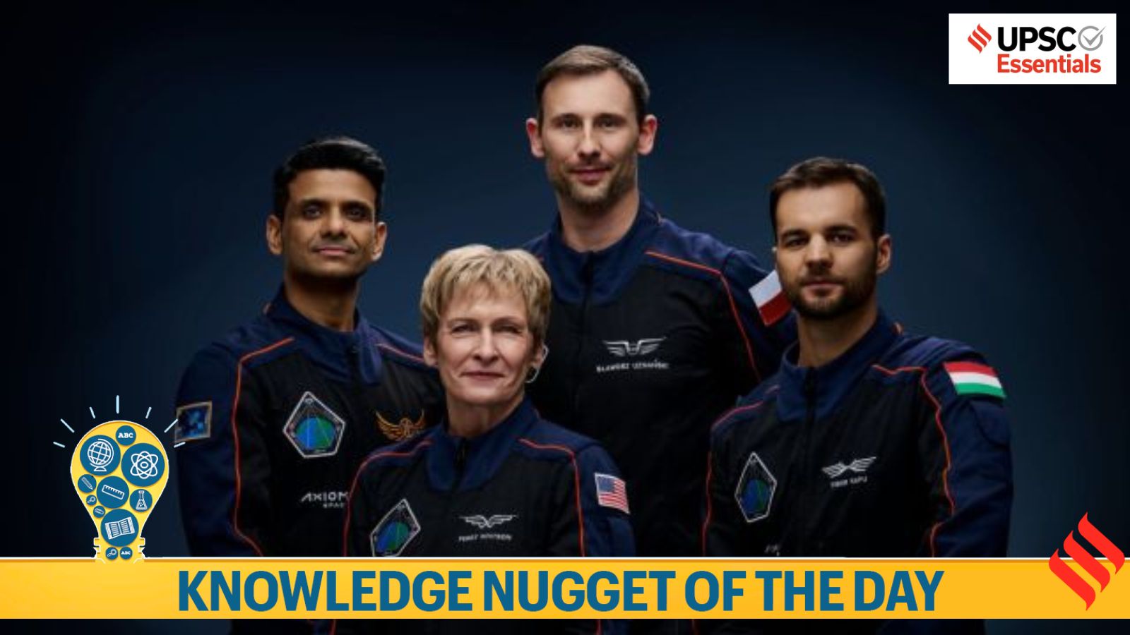 Knowledge Nugget: Axiom-4 mission — What you must know for UPSC Exam