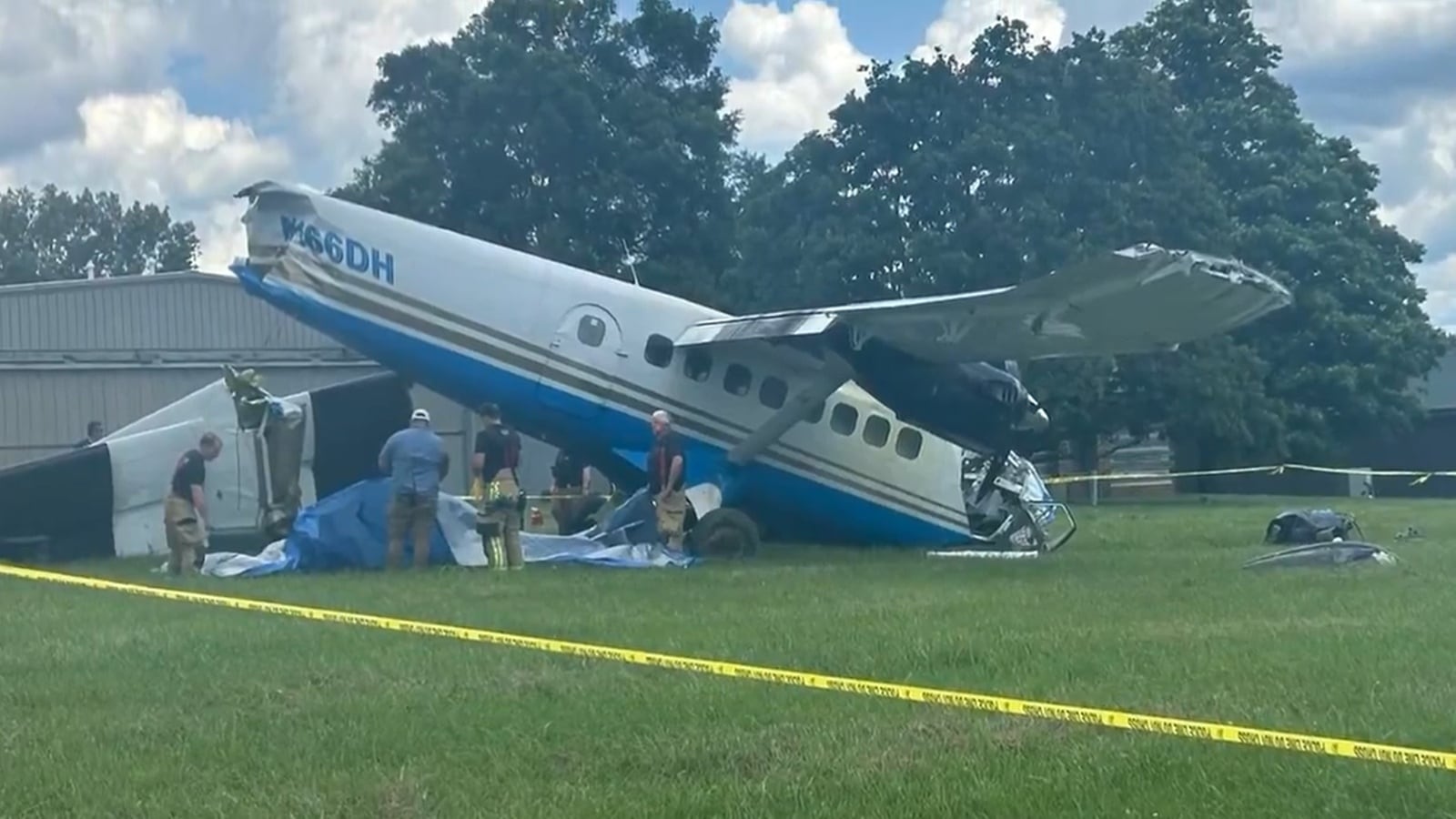 Skydiving plane, with 20 onboard, crashes in US’ Tennessee, no ...