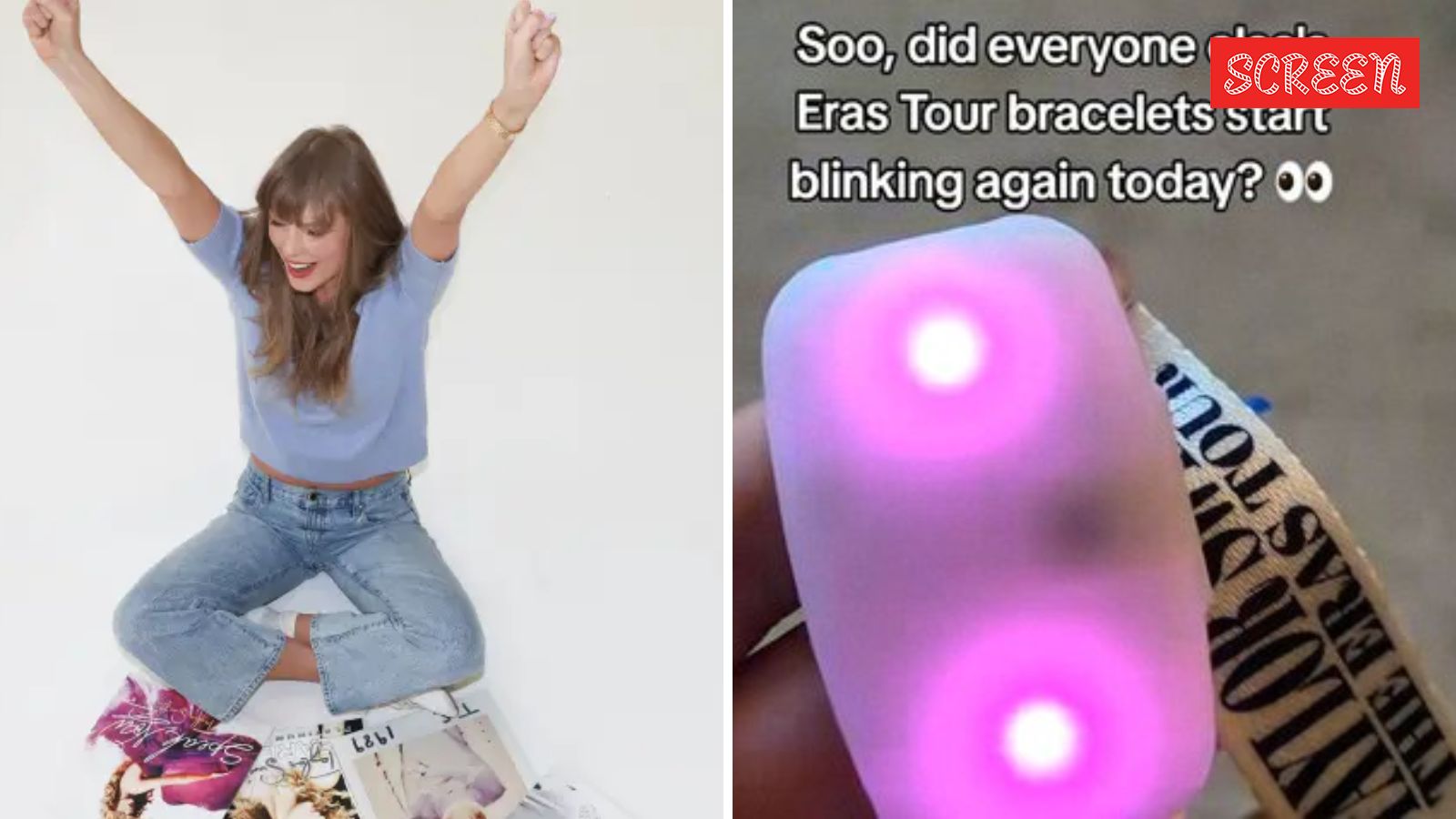 Taylor Swift’s bracelets are mysteriously blinking again after masters ...