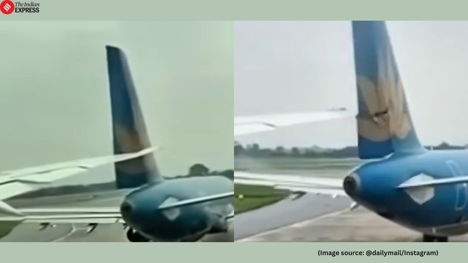 Watch: Vietnam Airlines’ Boeing jet collides with parked Airbus on ...