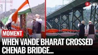 Pm modi inaugurates worlds highest railway bridge in kashmir chenab ...