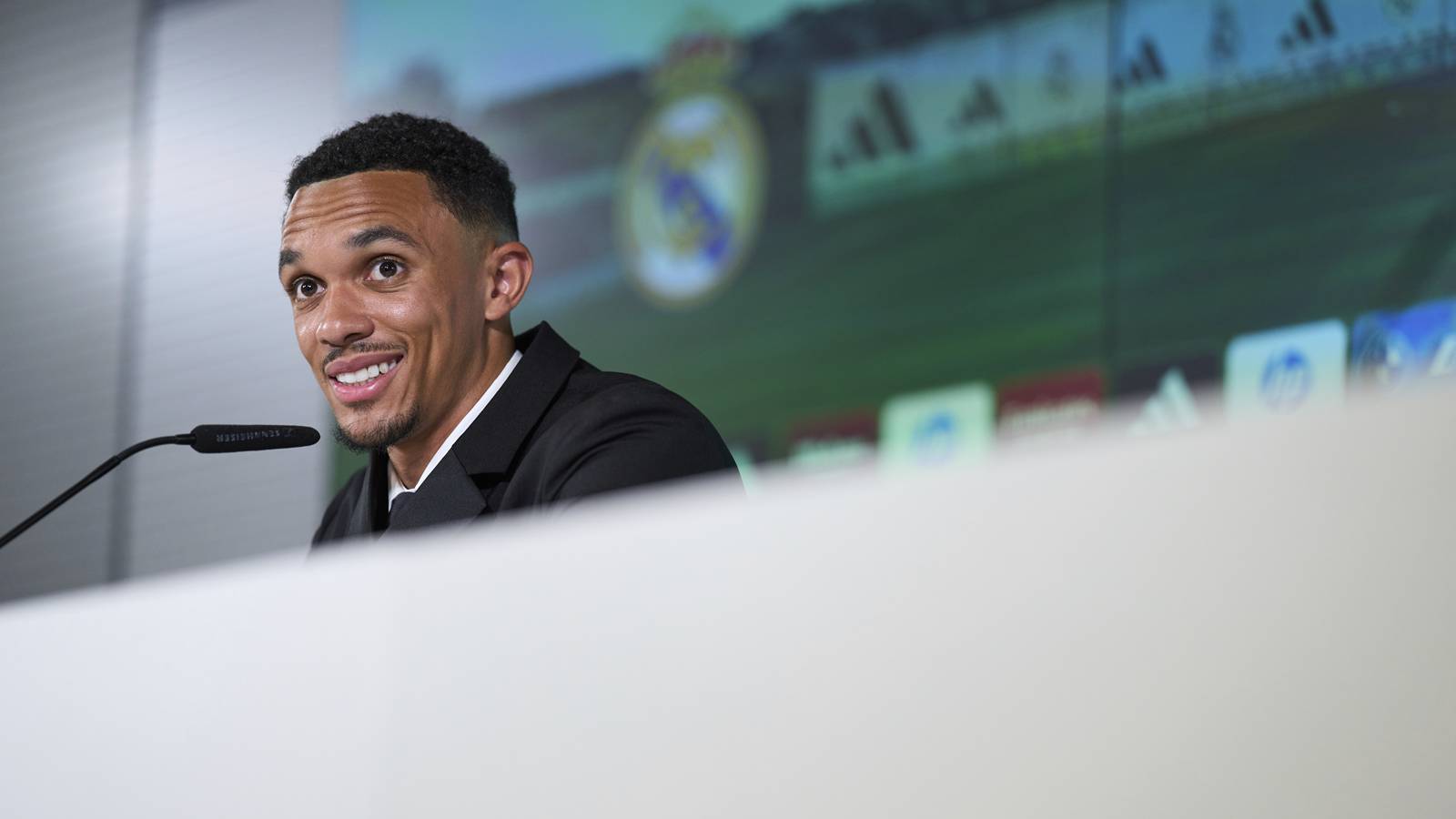 Trent Alexander-Arnold officially unveiled by Real Madrid at Santiago ...
