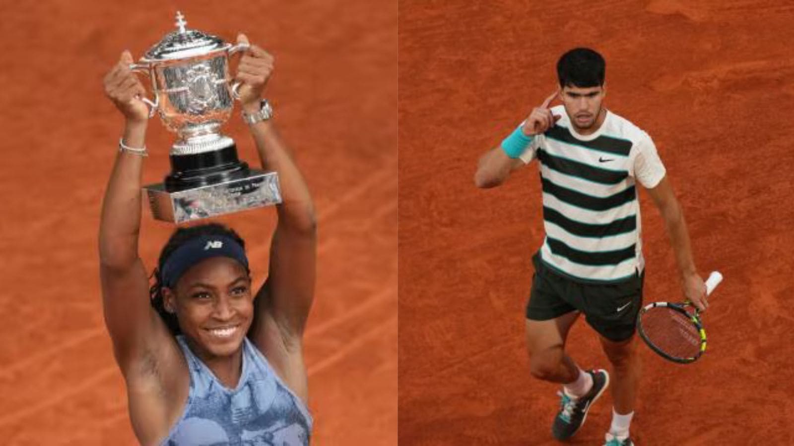 WATCH: French Open Champions Coco Gauff and Carlos Alcaraz celebrate ...