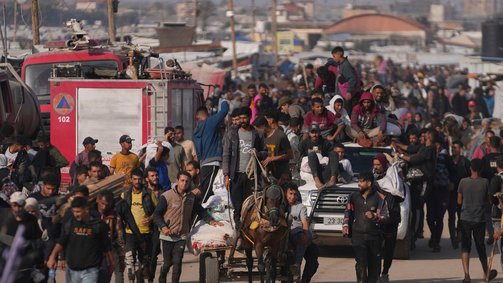 Israeli forces open fire a kilometer away from Gaza aid site, killing 3 ...