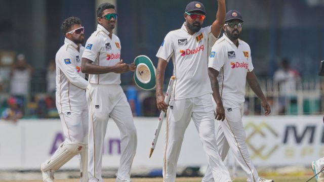 Jayasuriya takes 5 wickets as Sri Lanka beats Bangladesh by an innings ...