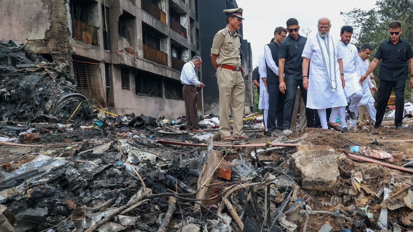 PM Modi arrives in Ahmedabad day after Air India flight crash; visits ...