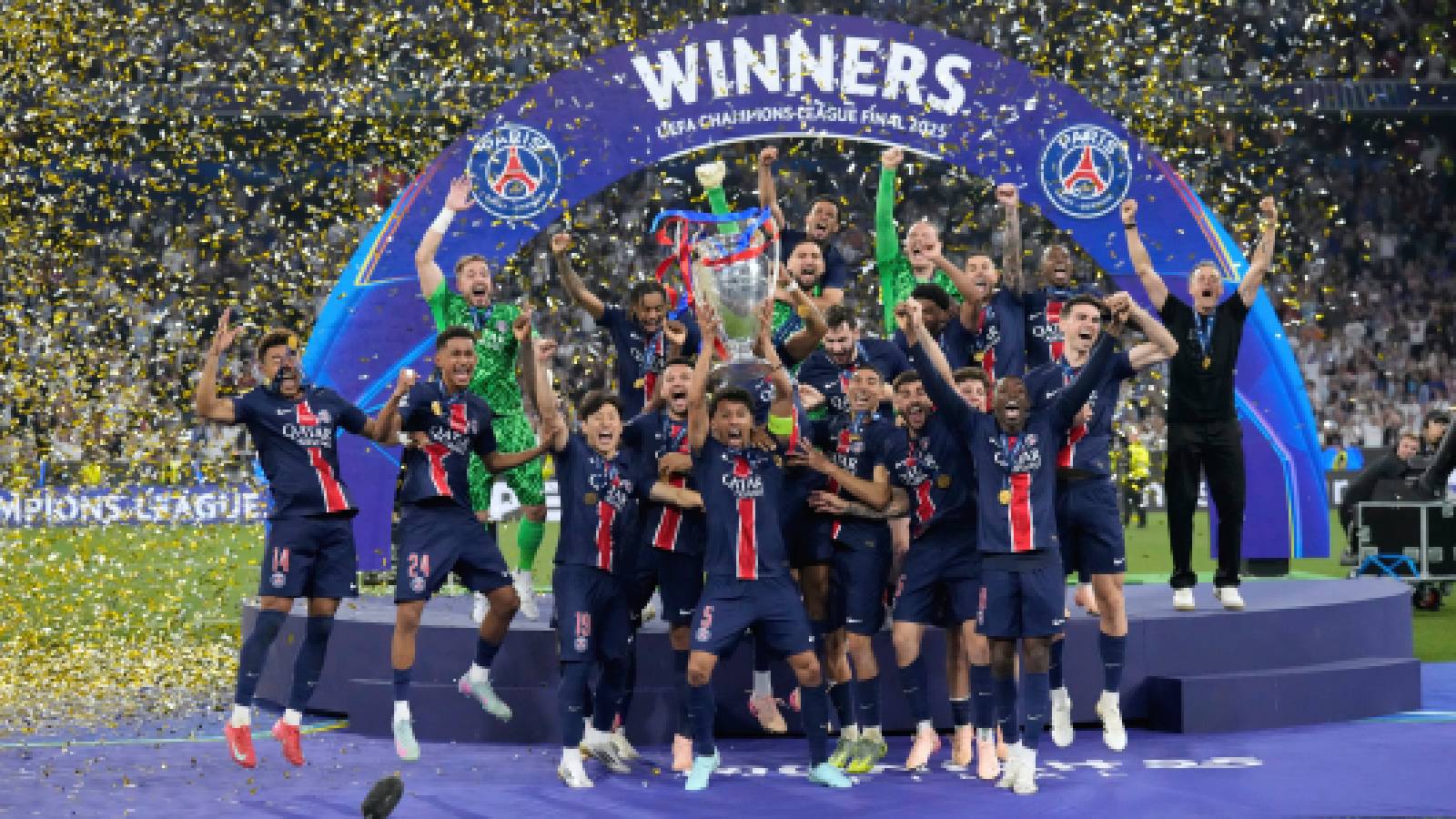 PSG achieve UCL dream: Led by the exciting Kvaratskhelia-Dembele-Doue ...