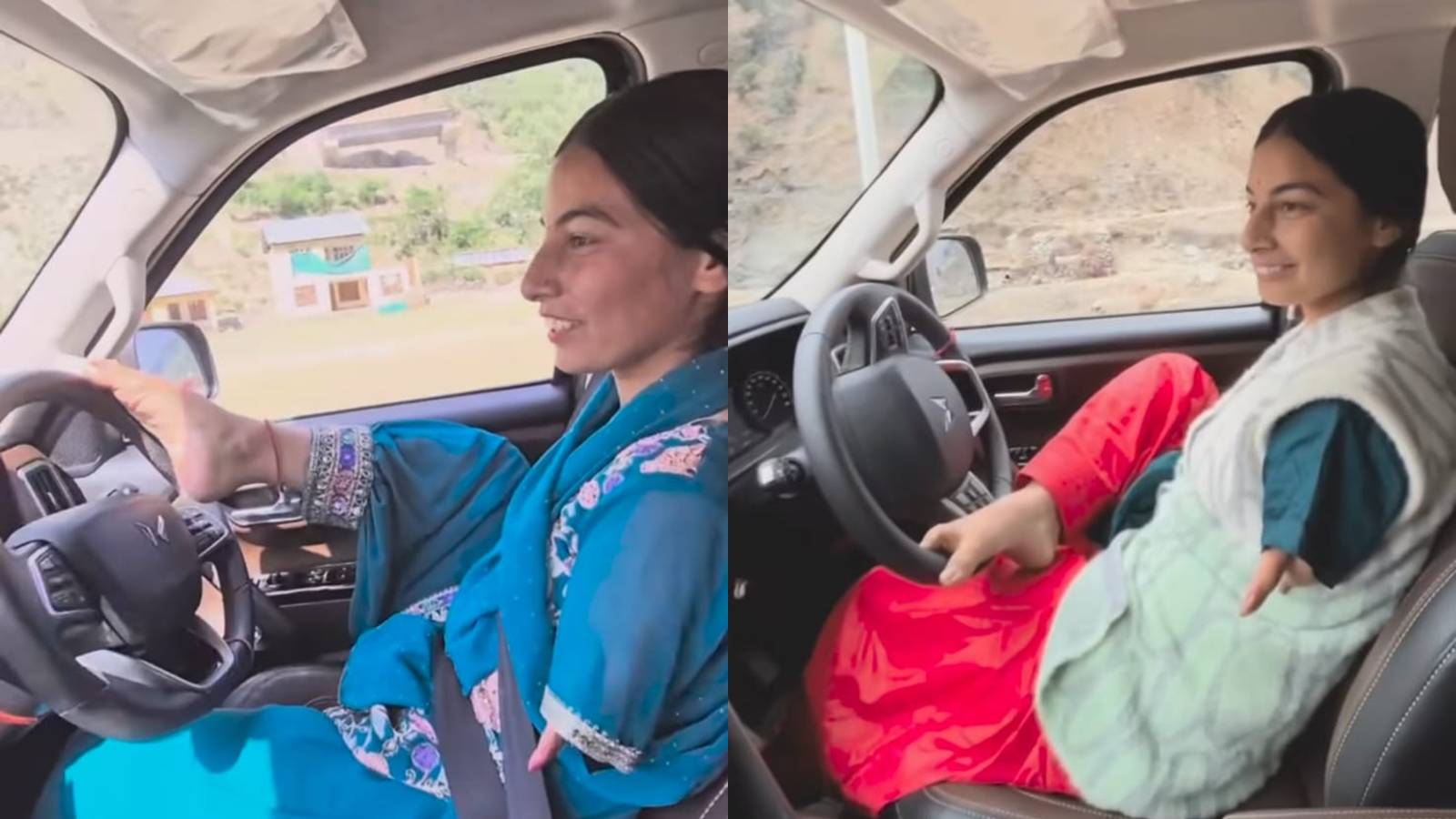 Watch: Incredible clip of Paralympic medallist Sheetal Devi driving ...