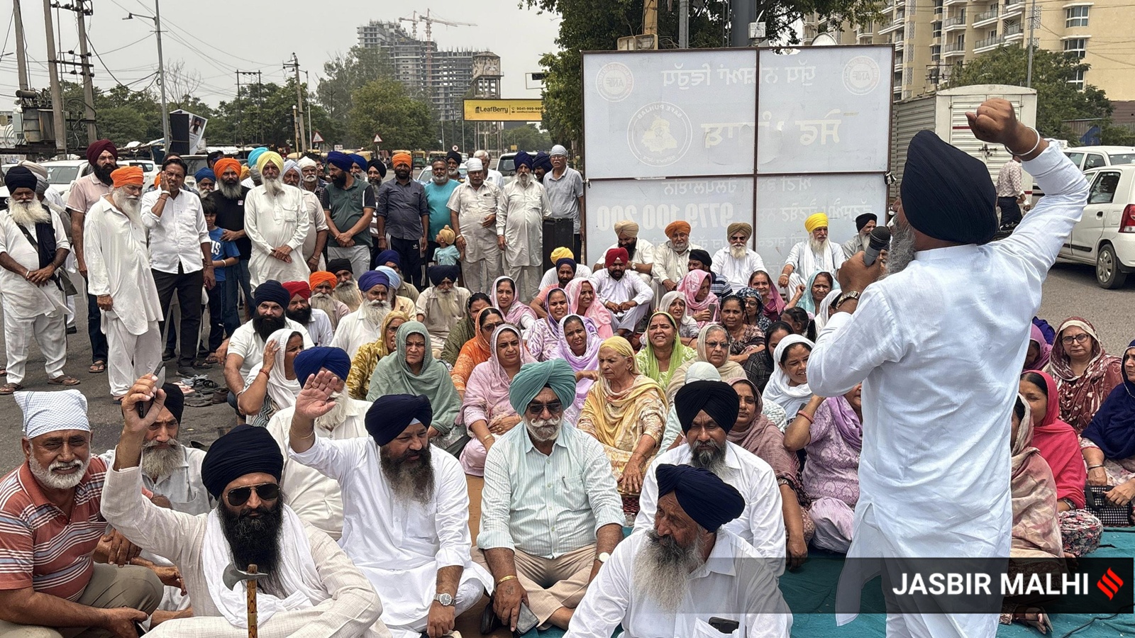 Punjab: Residents of Sohana village protest over severe power, water ...