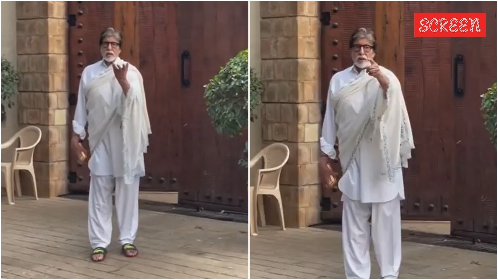 Amitabh Bachchan loses cool at paparazzo for filming him outside Mumbai home Jalsa: ‘Mat karo ...