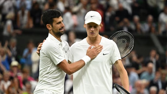 Novak Djokovic vs Jannik Sinner Wimbledon Men’s Singles Semifinal 2025 ...