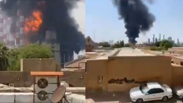 Watch: Fire breaks out at Iran’s oldest oil refinery; worker dead ...