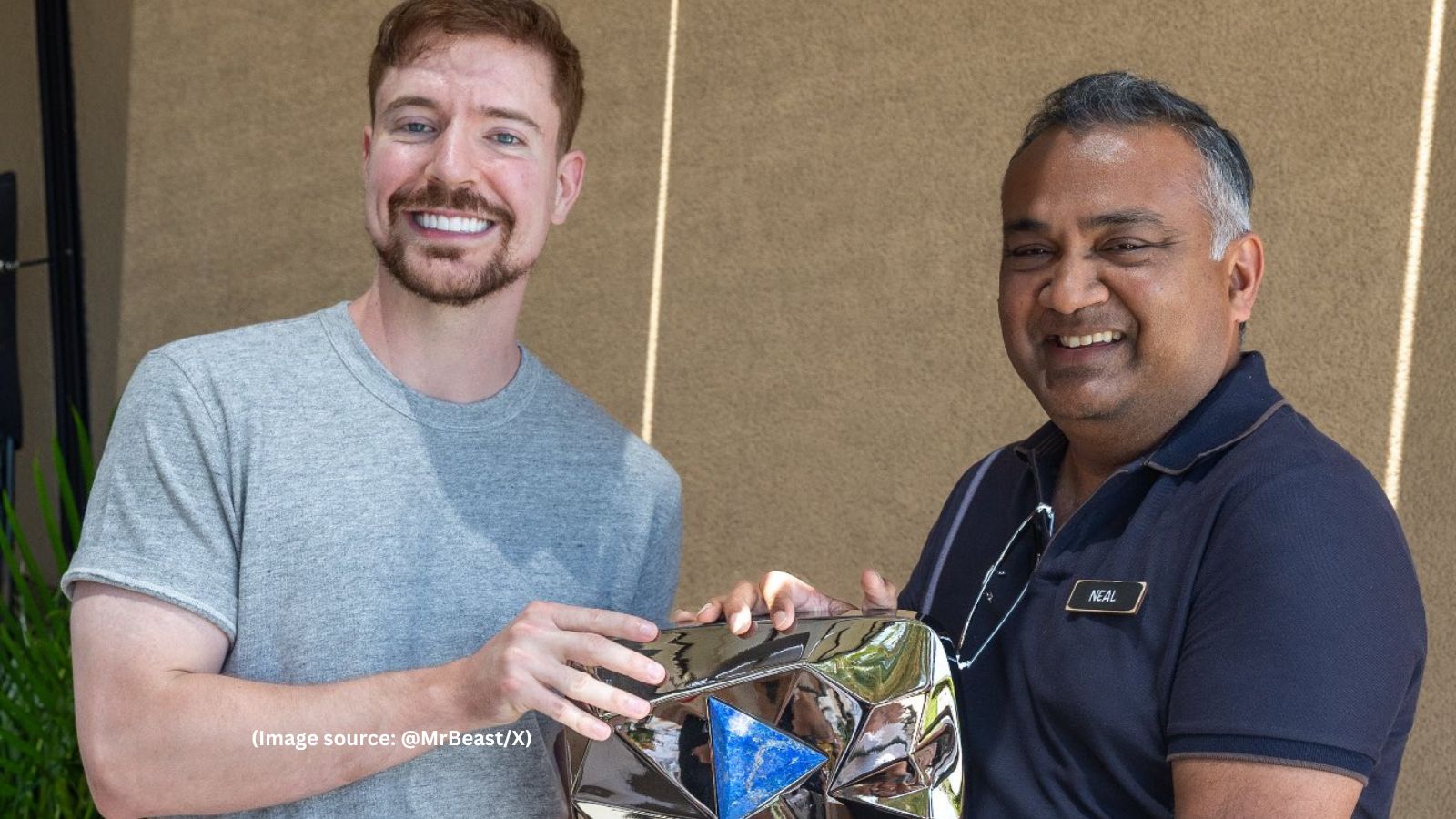 MrBeast receives first-ever 400 million subscriber Play Button from ...