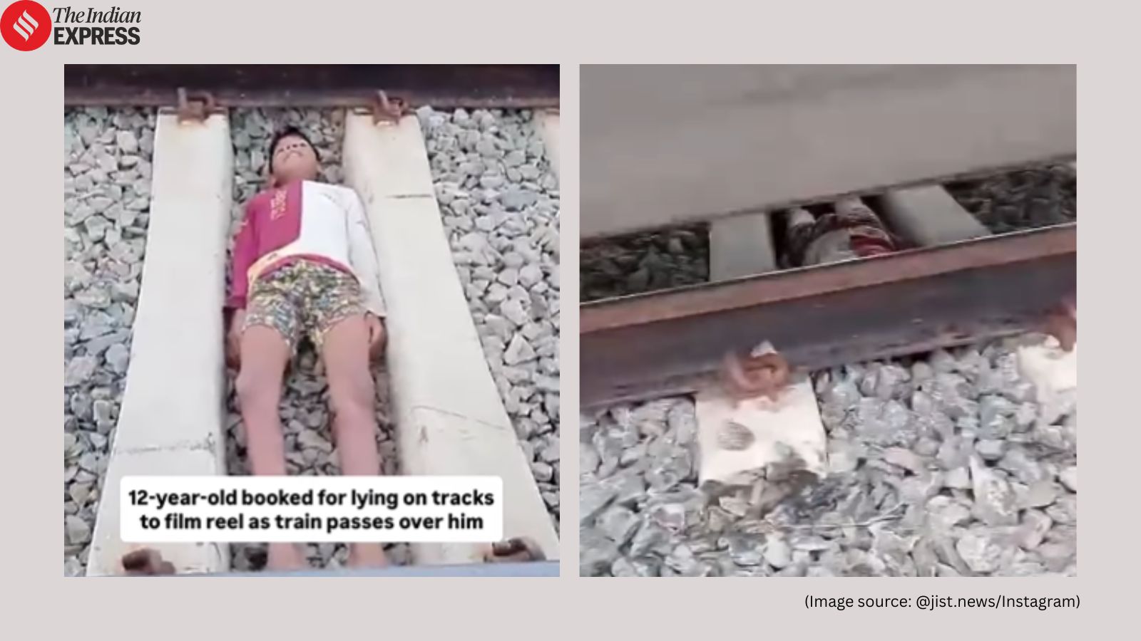 Odisha teen lies on railway tracks as train speeds over him to shoot ...
