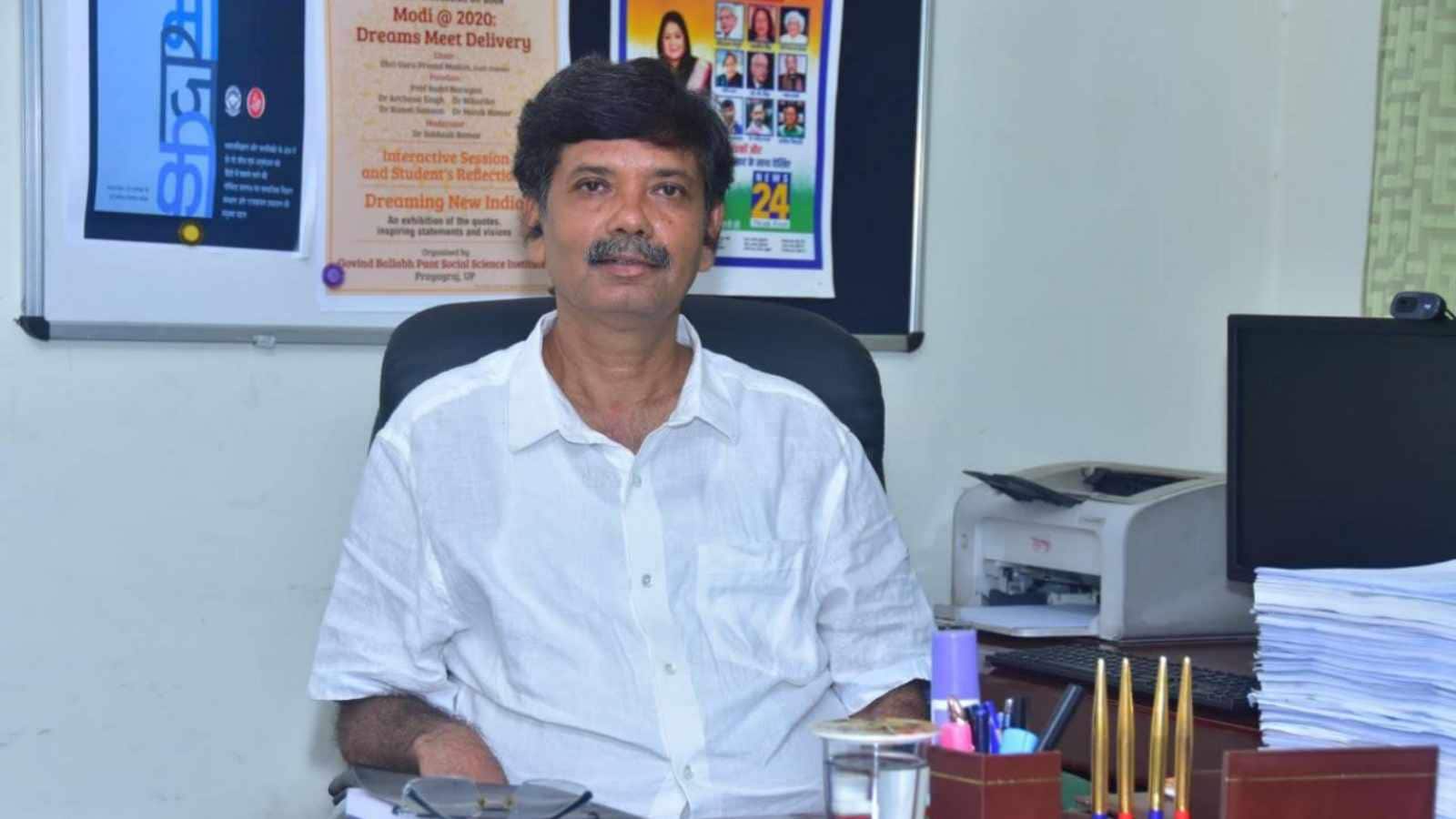 Social historian and cultural anthropologist Badri Narayan Tiwari takes ...