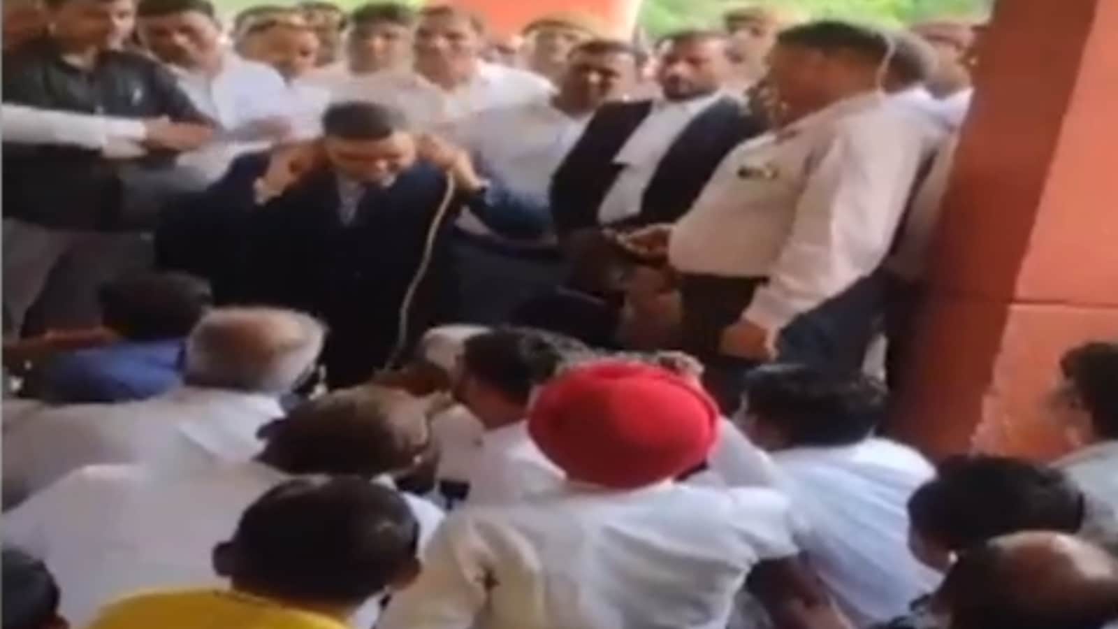 Day after IAS officer made to do sit-ups by lawyers for filthy tehsil ...