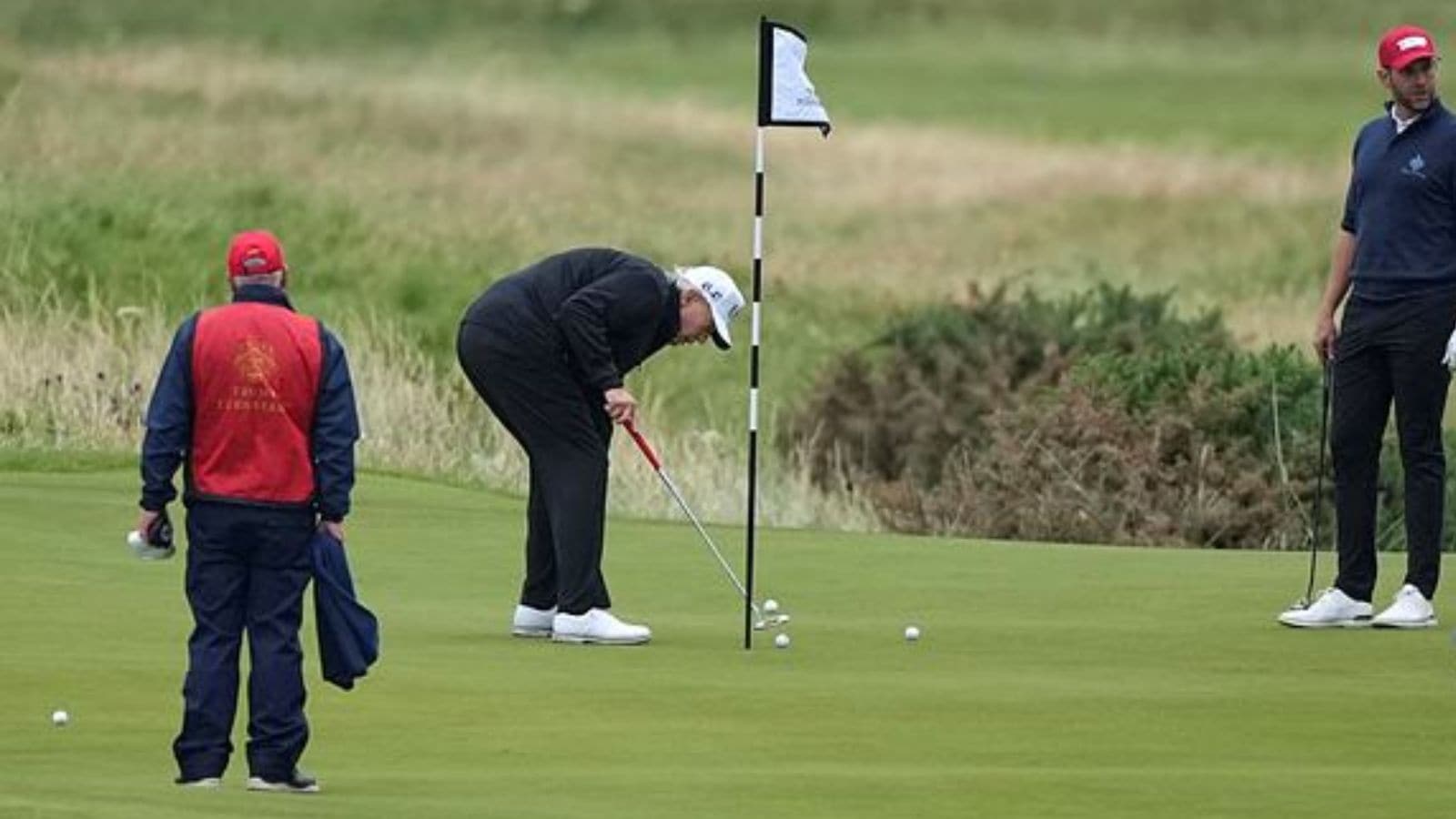 ‘Did he cheat?’ Video sparks debate over Trump’s golf game in Scotland ...