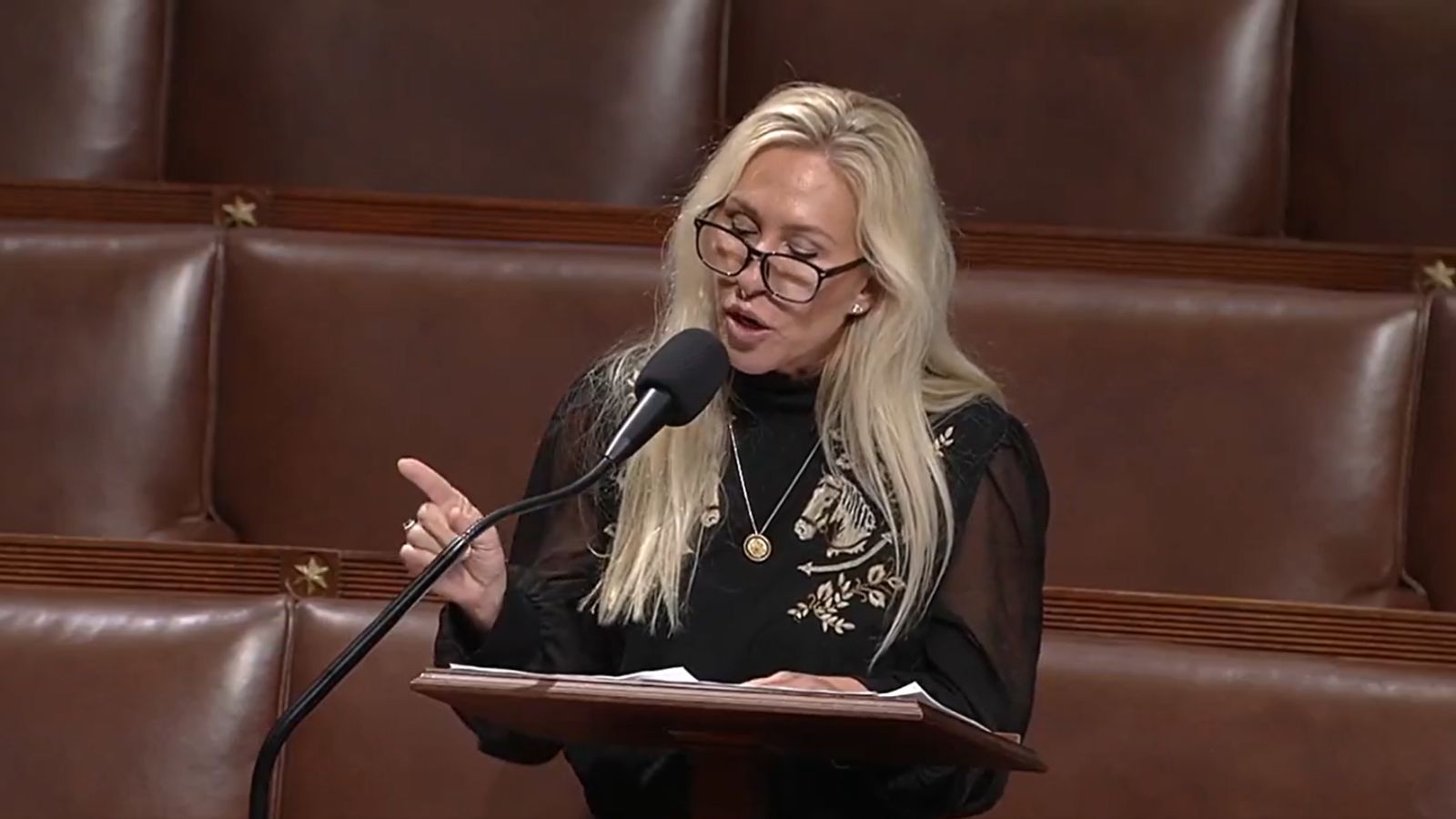 Marjorie Taylor Greene calls crisis in Gaza ‘genocide,’ first ...