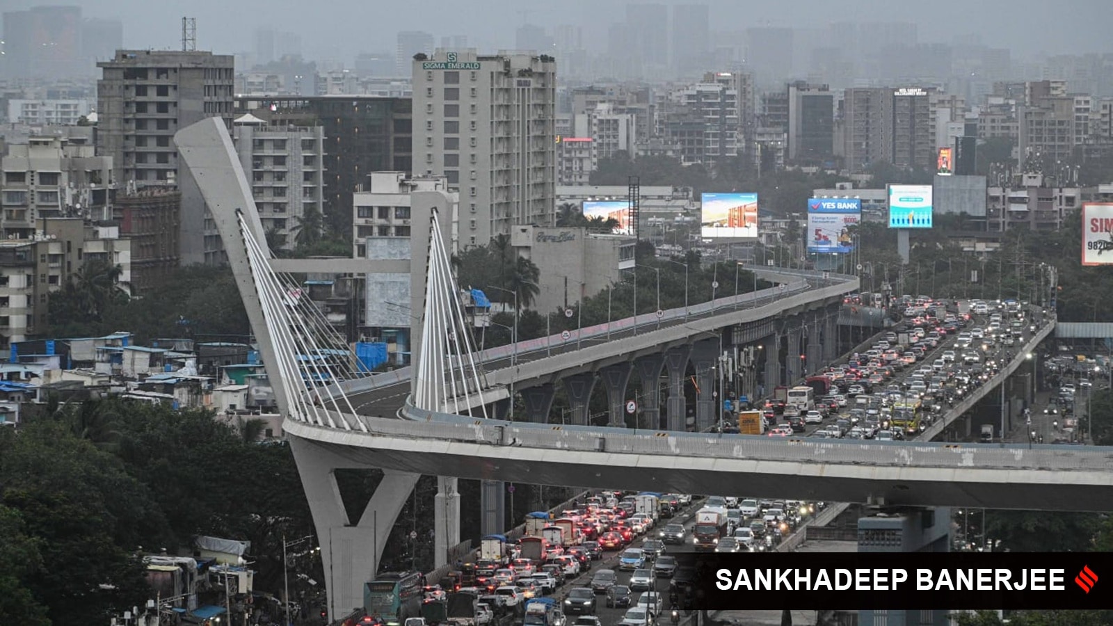‘Rain delayed finishing work’ on cable-stayed bridge over Western ...