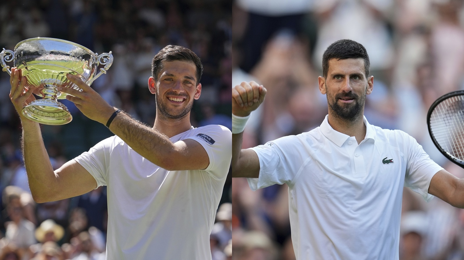 Wimbledon doubles winner Julian Cash once acted as Novak Djokovic in an ...