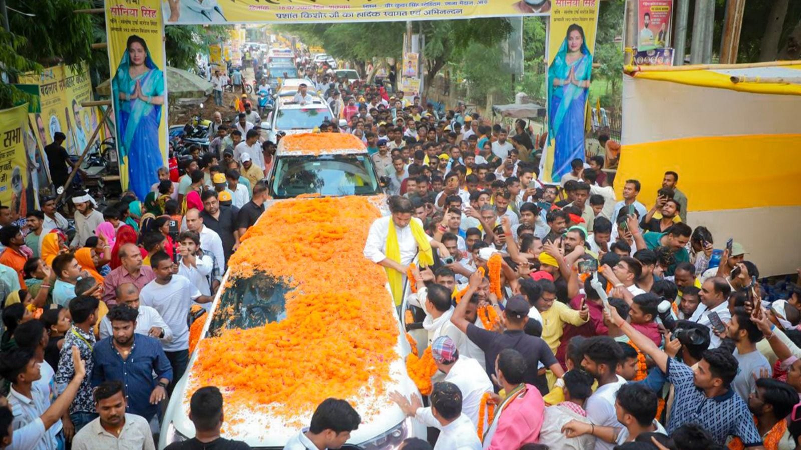 Prashant Kishor injured in Arrah roadshow in Bihar, party says ‘situation is fine’ | India News ...