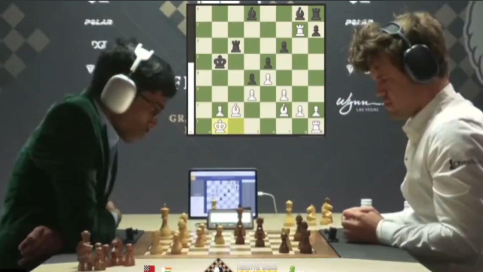 Praggnanandhaa hands Magnus Carlsen bruising loss in Las Vegas as world ...