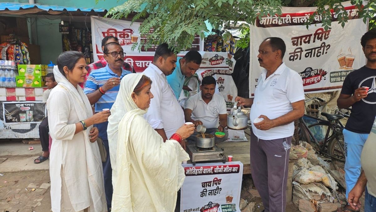When Congress welcomed Modi in Bihar with some chai — minus cheeni ...