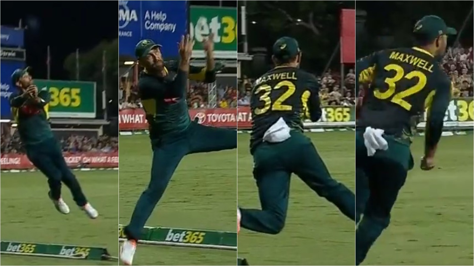 WATCH: Glenn Maxwell takes extraordinary catch during AUS vs SA T20I ...