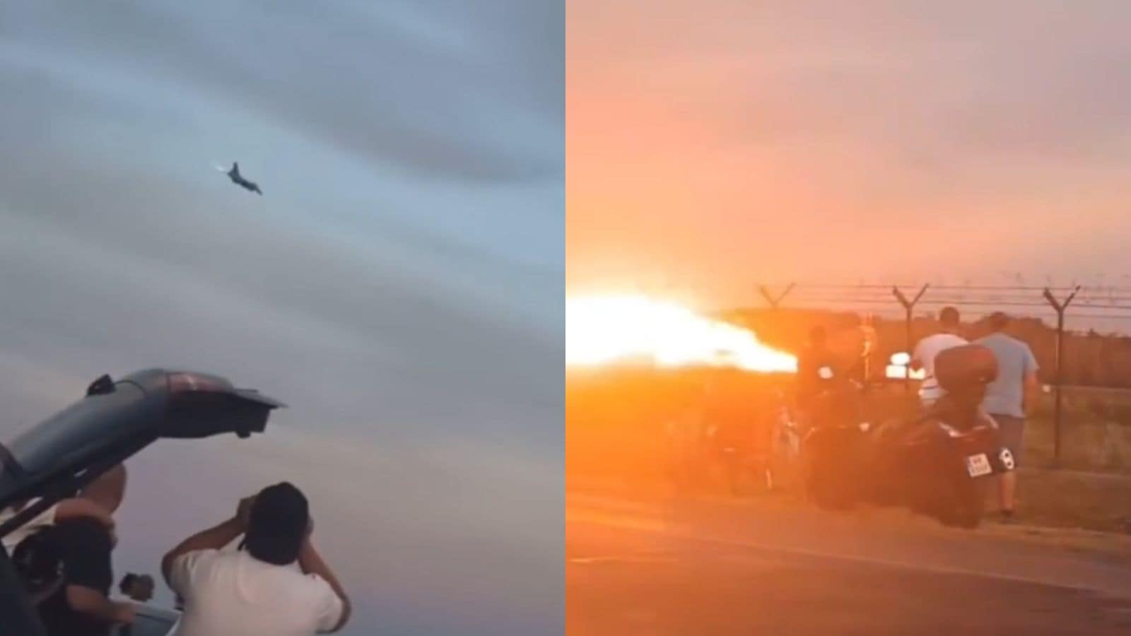 WATCH: Polish F-16 fighter jet nosedives and crashes during air show ...