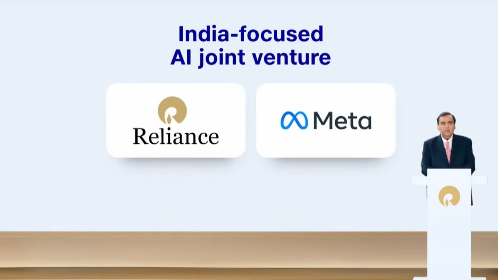Reliance and Meta announce intent to form joint venture to build AI ...