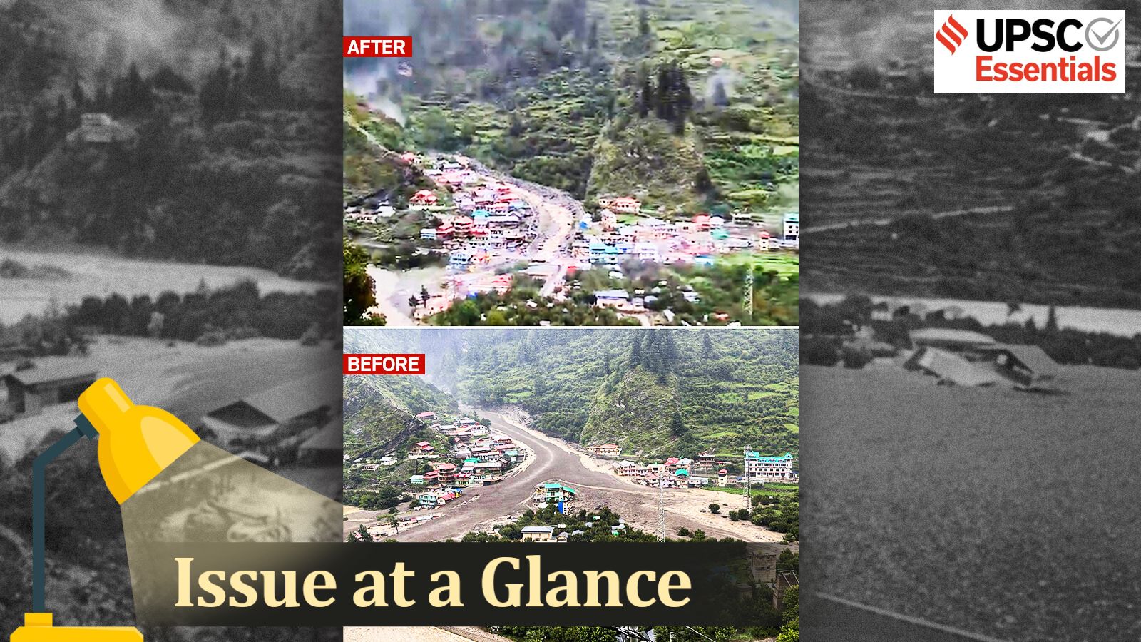 UPSC Essentials | Uttarkashi Cloudburst & Flash Floods: Causes, Rescue & Disaster Management