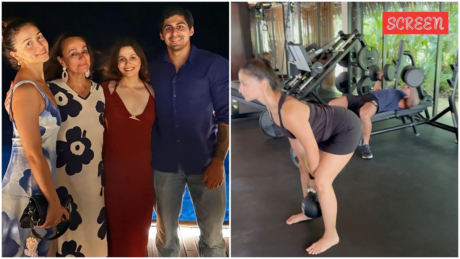 Inside Alia Bhatt’s family vacation: Actor works out with sister Shaheen’s boyfriend Ishaan ...
