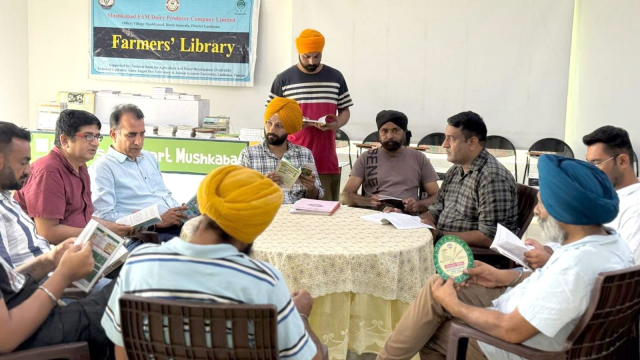 ‘Farmers’ library opened at Ludhiana village under NABARD project ...