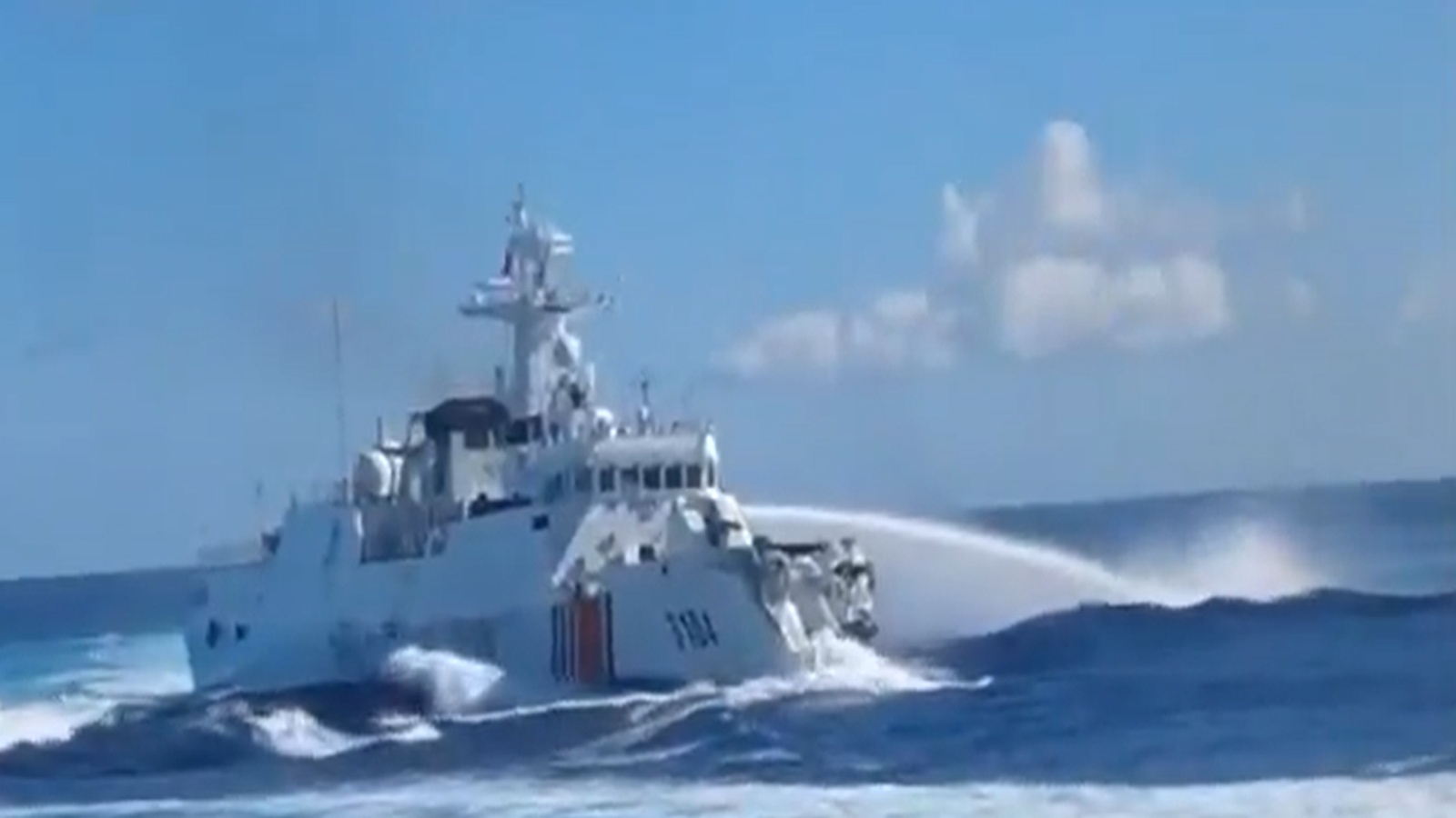 WATCH: Chinese warship collides with own boat while chasing Philippine ...