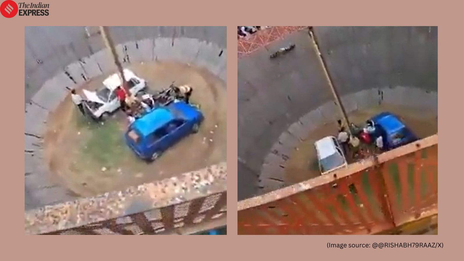 Viral video shows riderless bike circling ‘maut ka kuan’ after performer falls at ‘Sawan’ fair ...