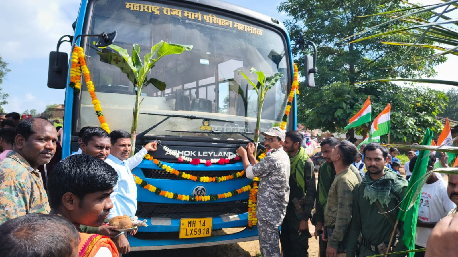 Bus service rolls into 15 remote Gadchiroli villages after decades of wait