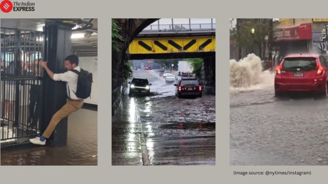 Storm turns New York City subways into rivers; viral videos stir panic ...